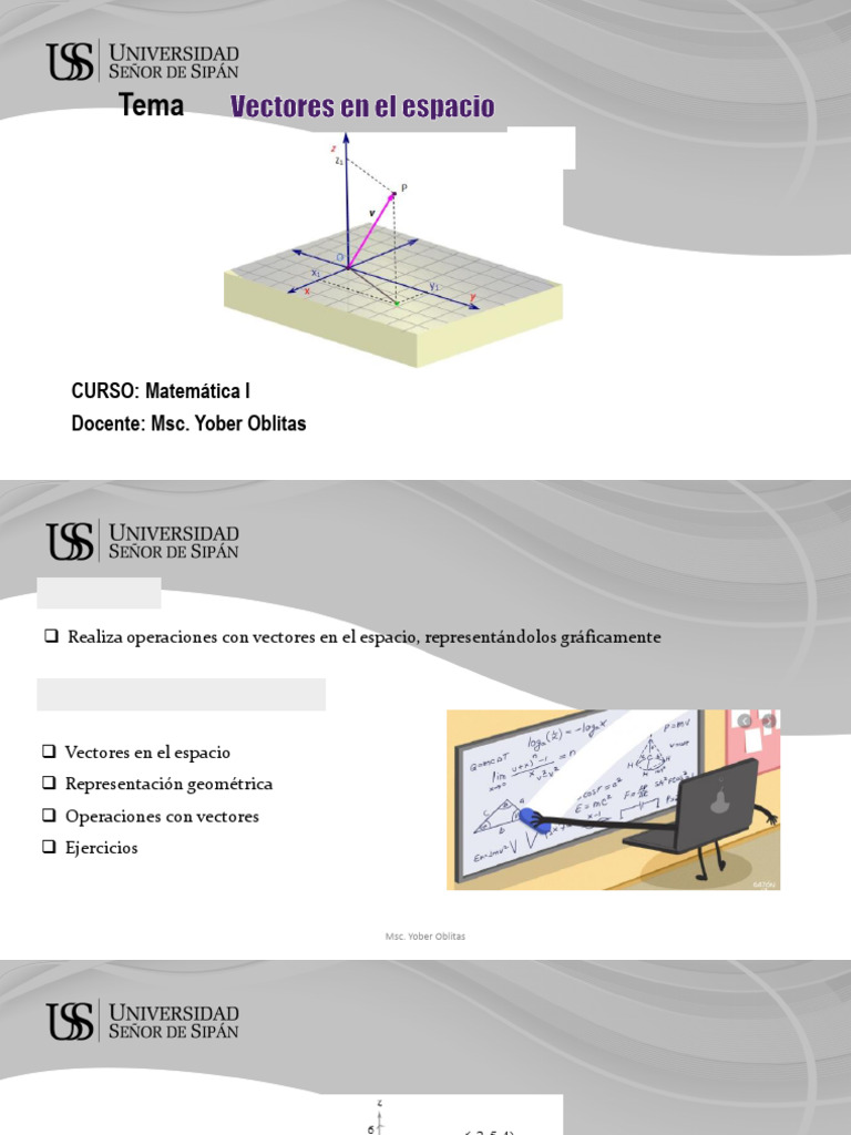 Clase 07_8Vectores en El Espacio | PDF