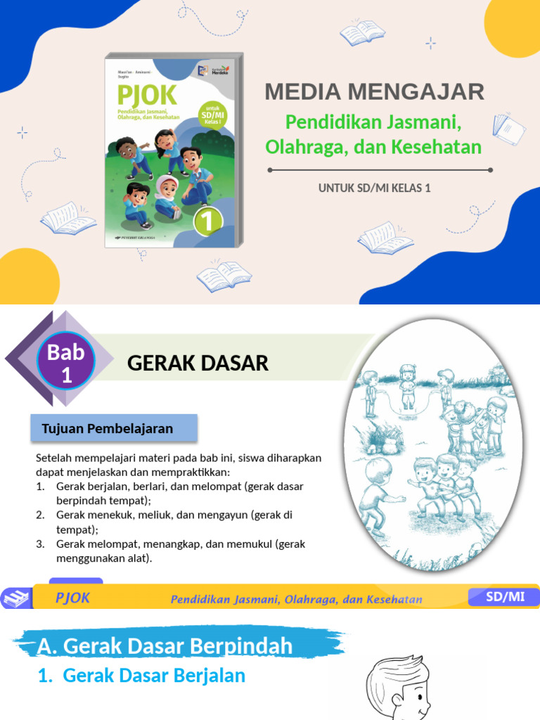PJOK 1 Bab 1 Gerak Dasar | PDF