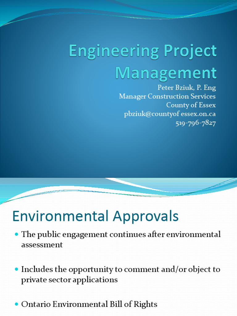 Lecture 6 A Environmental Approvals | PDF