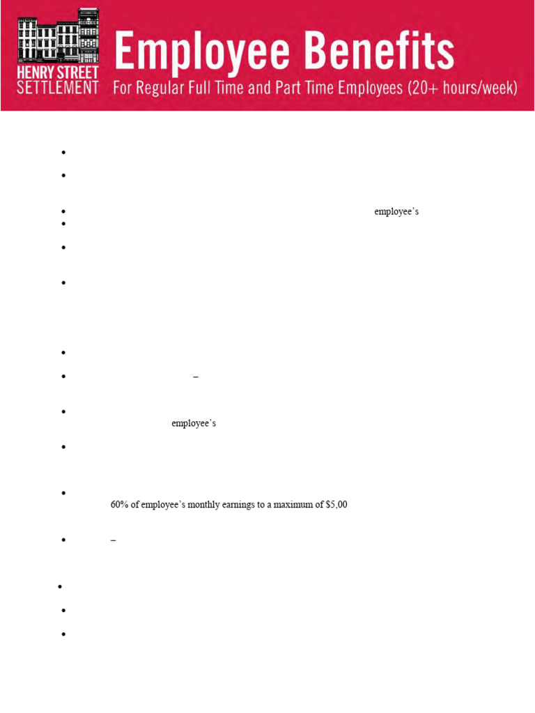 Employee Benefits One Pager | PDF