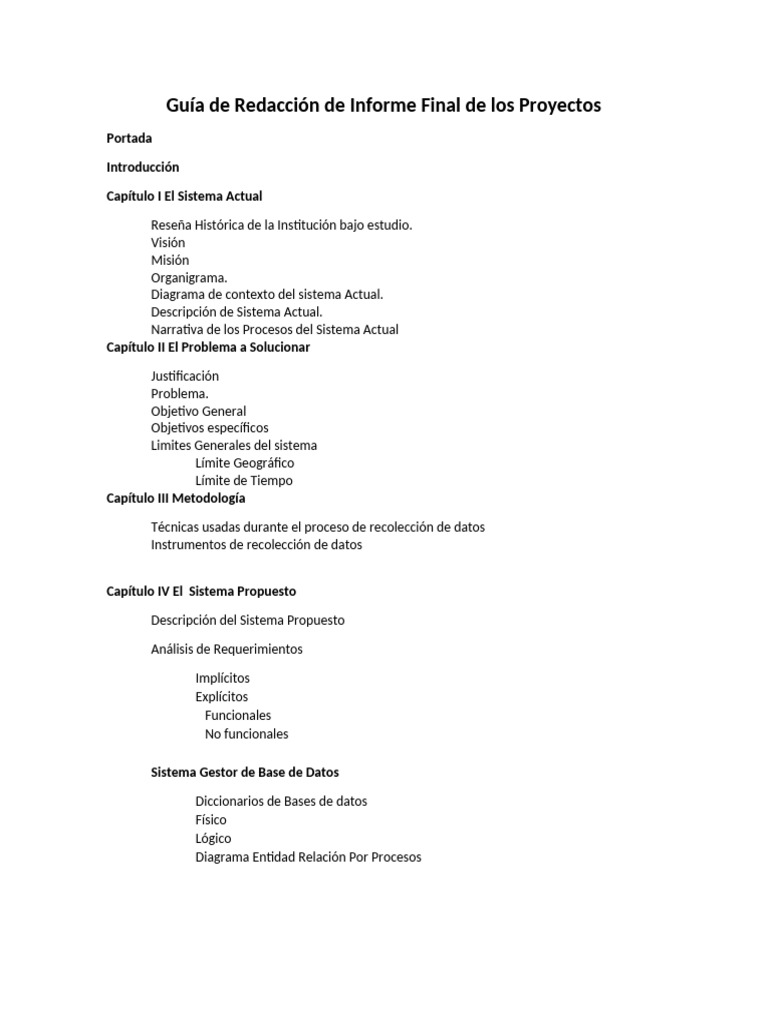 ProyectoIIIRedaccionInformeFinal Ve3 | PDF