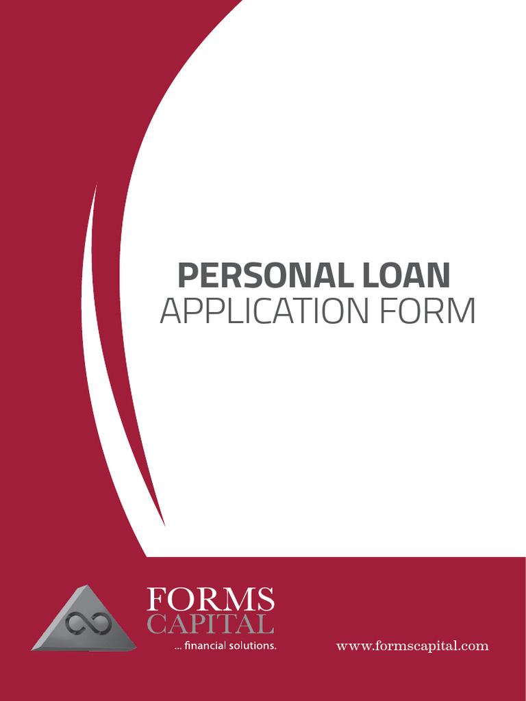 Personalloanapplicationform Pdf