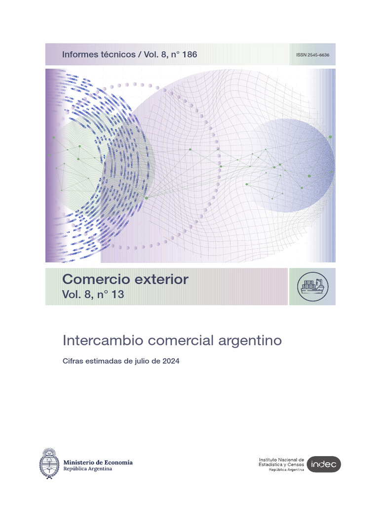 Intercambio Comercial Argentino julio 2024 | PDF