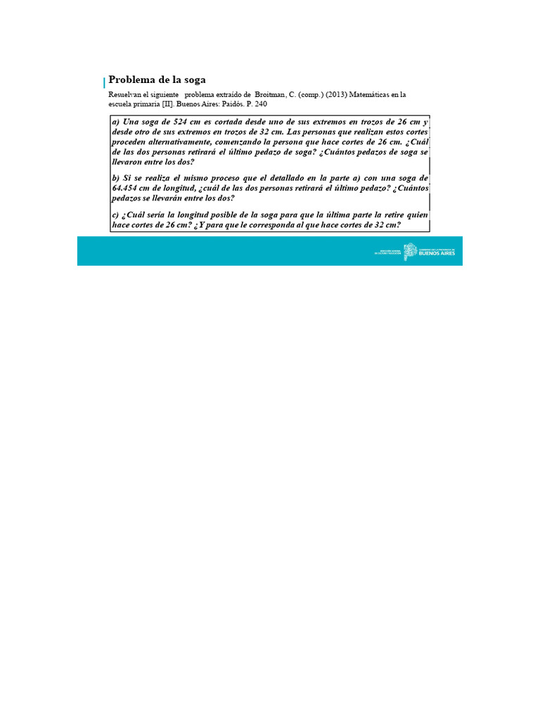 Problema de La Soga | PDF