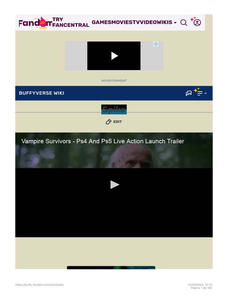 Spike - Buffyverse Wiki - Fandom | PDF