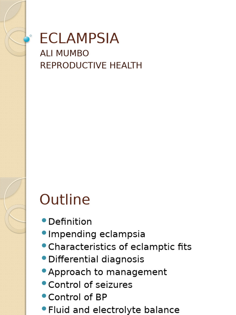 Eclampsia | PDF