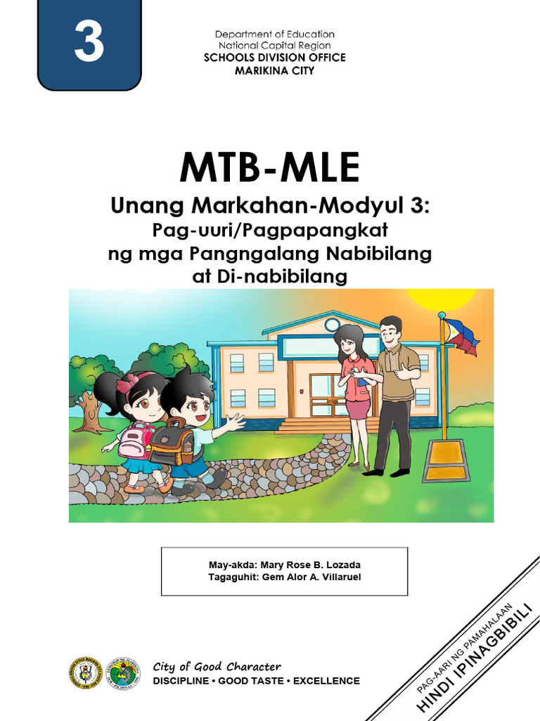 NCR Final Mtb3 q1 m3 | PDF