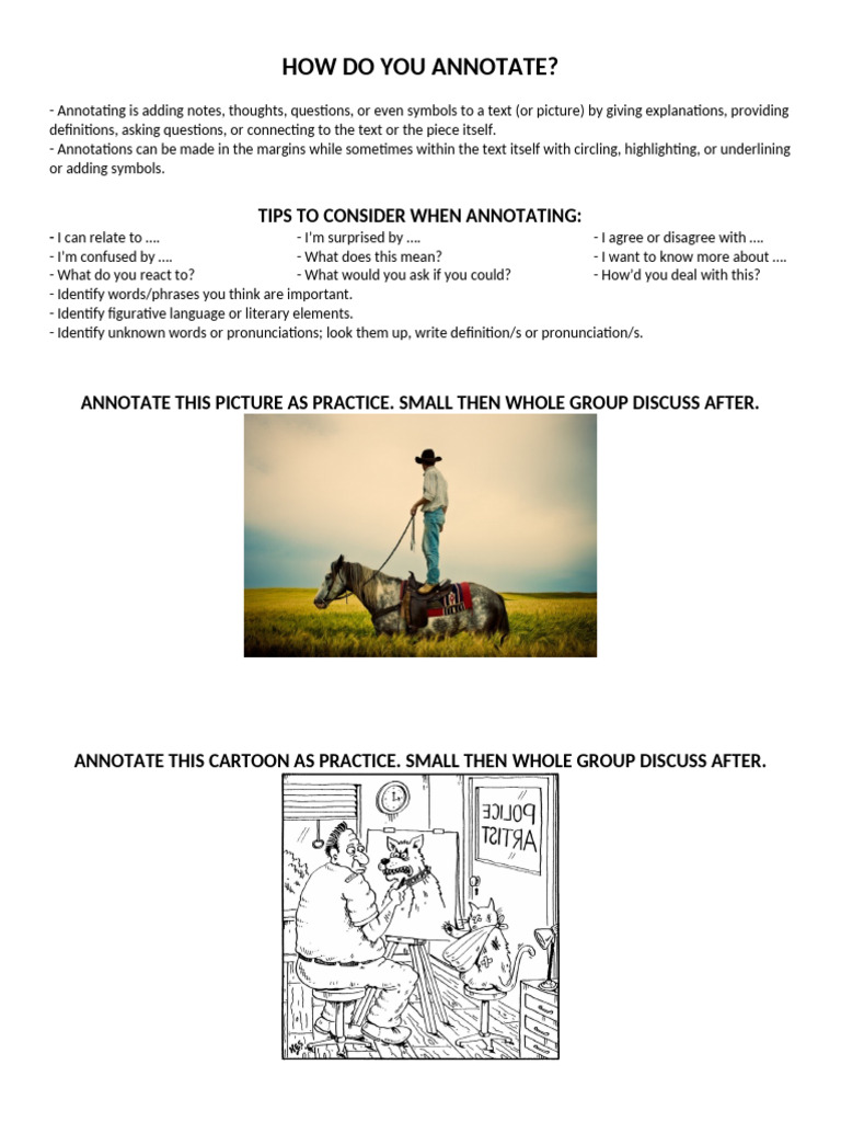 How Do You Annotate?: Tips To Consider When Annotating | PDF | Self-Improvement