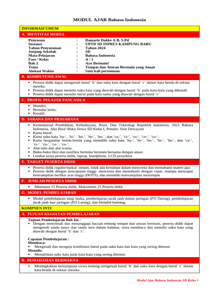 Modul KLS 1 PMM | PDF