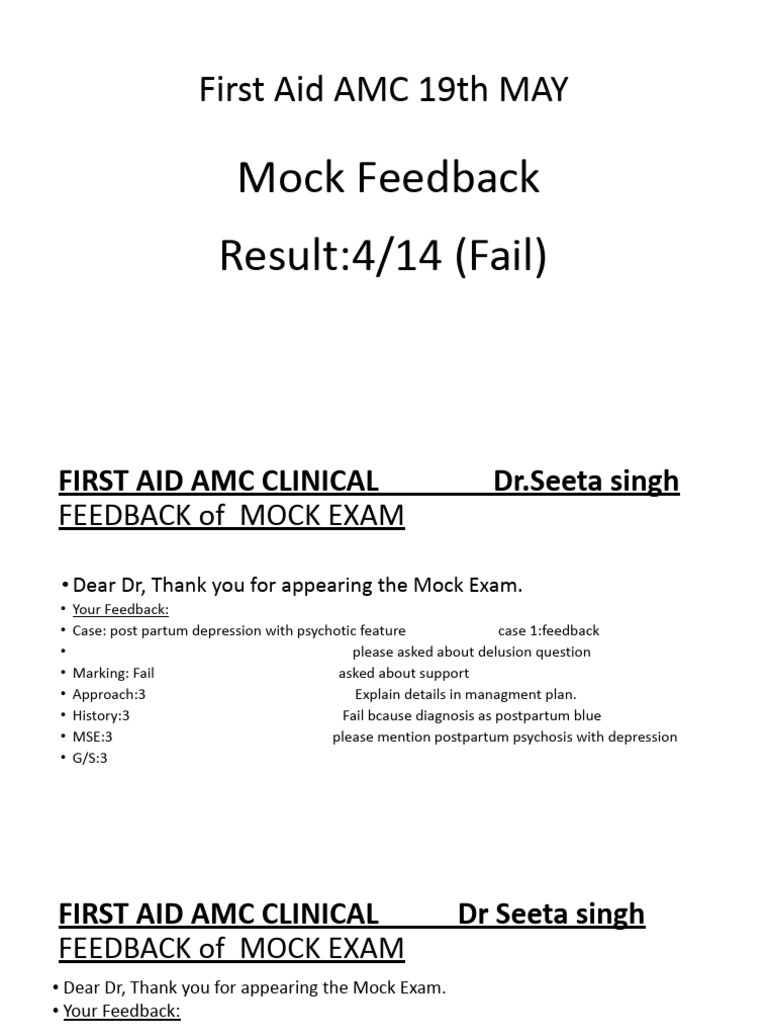 Amc Mock Exam June 2024 Perth Online | PDF
