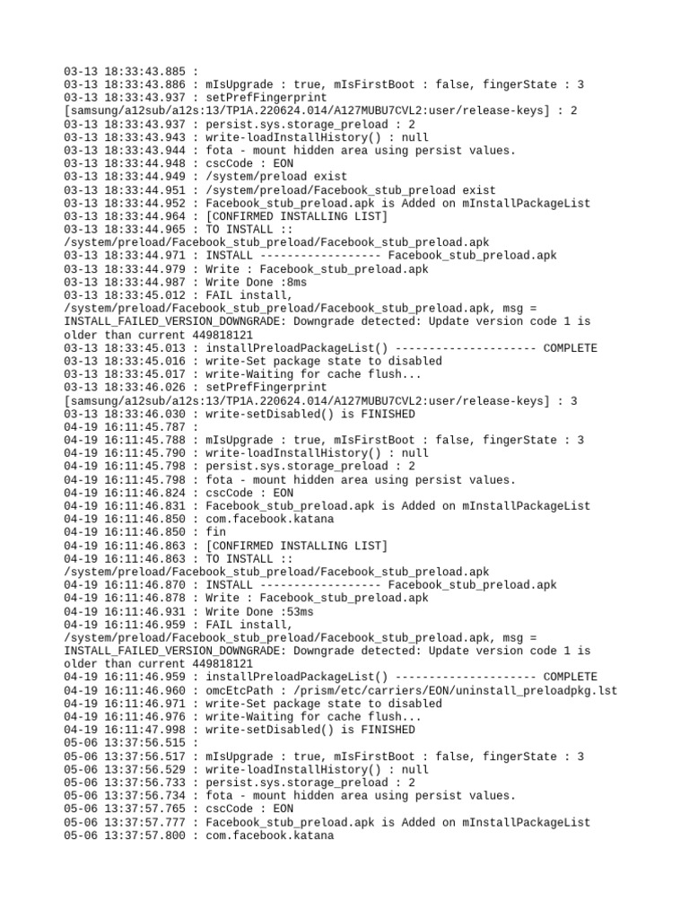Preload Installer | PDF