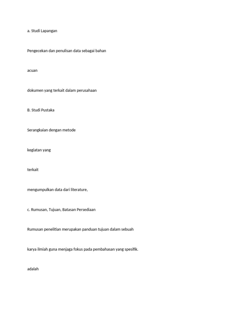 A. Studi Lapang-WPS Office | PDF A. Studi Lapang-WPS Office | PDF