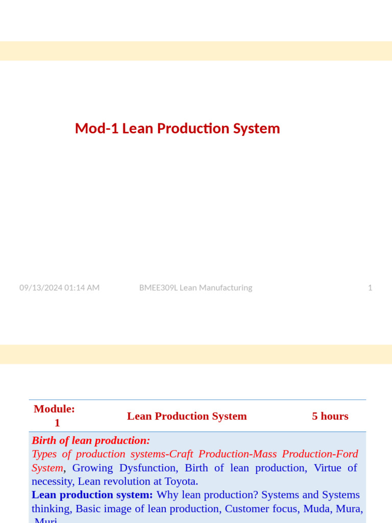 4-Birth of lean production_ Types of production systems-Craft ...