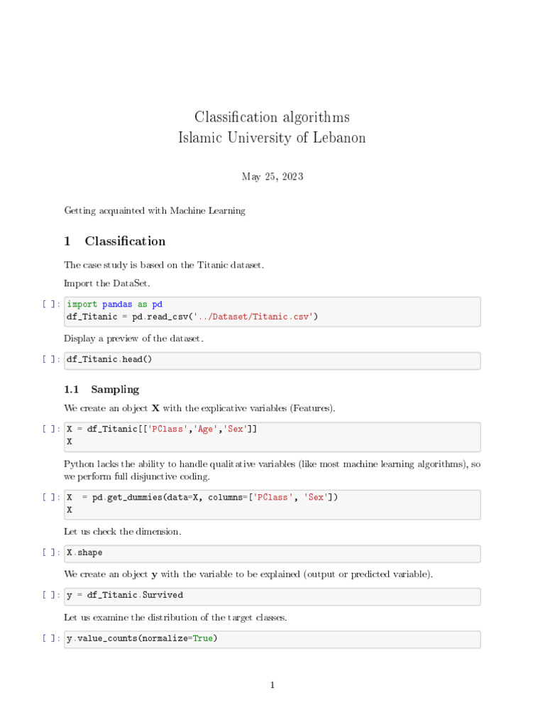Classification Iul Pdf