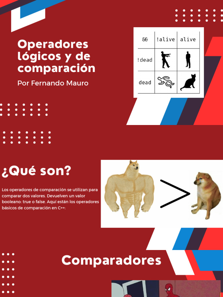 Operadores logicos y de comparacion | PDF
