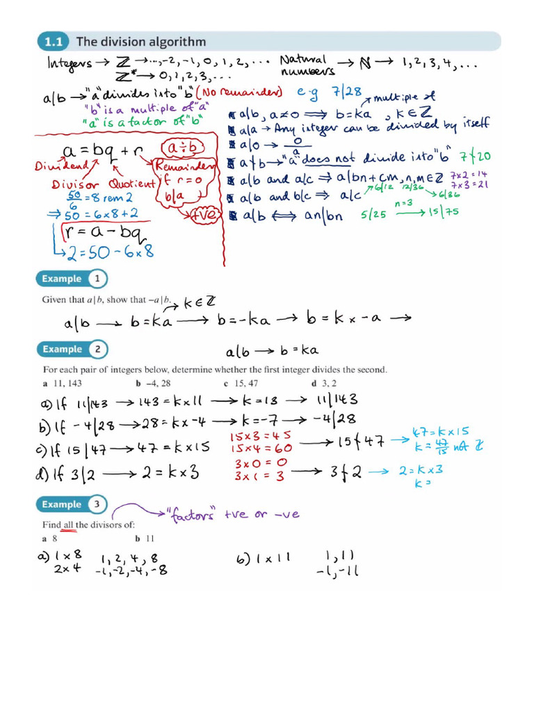 Further Maths Notes On Numbers | PDF