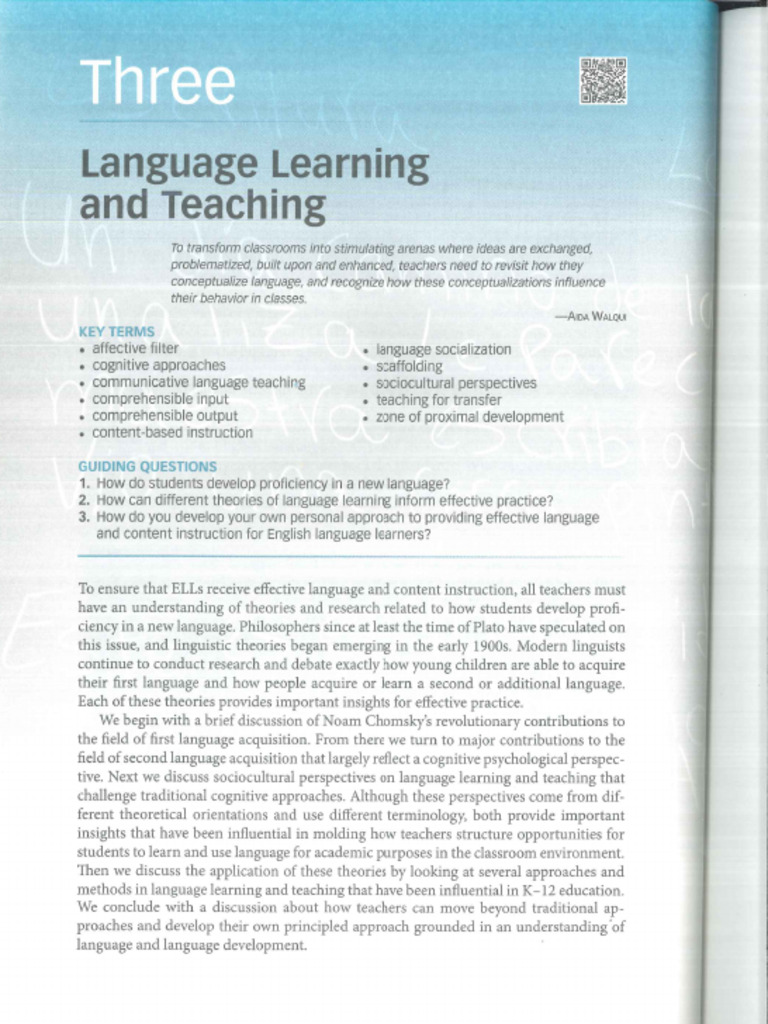 Wright 2019 CHAPTER 3 Learning | PDF