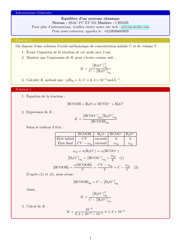 C4 Exercices Corr | PDF
