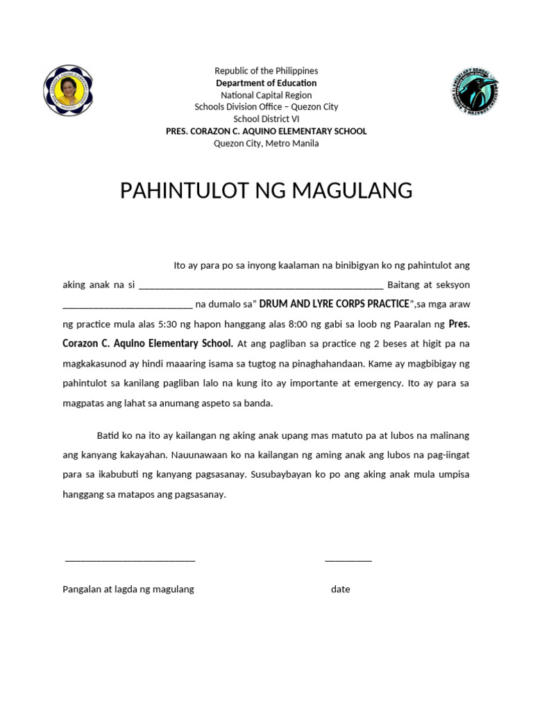 Pahintulot NG Magulang DLC | PDF