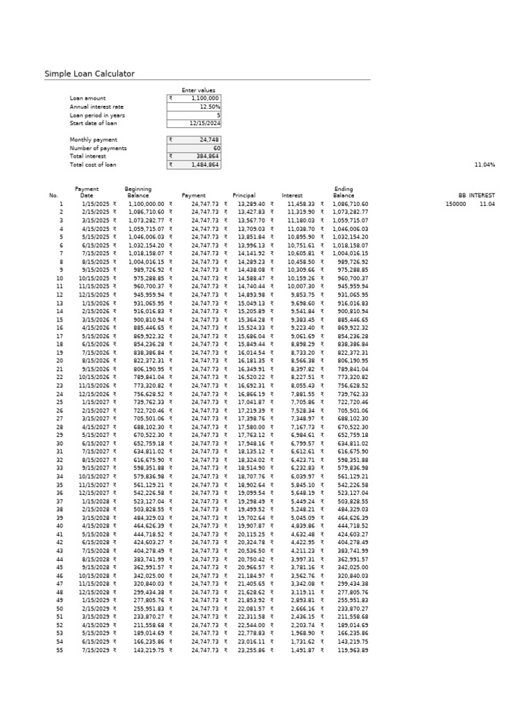 EMI CALCULATOR | PDF