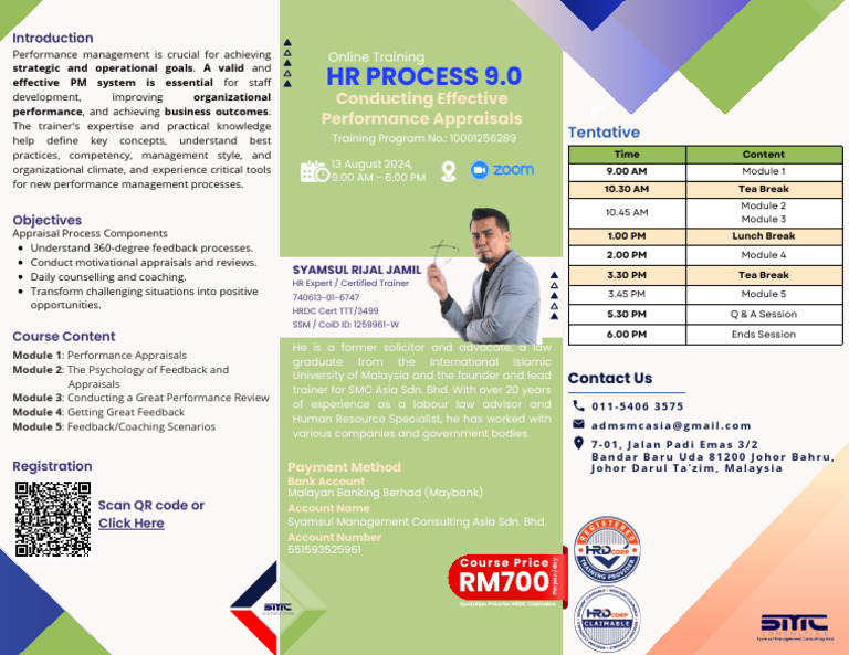 HR Process Brochure - Performance Management & Appraisals | PDF