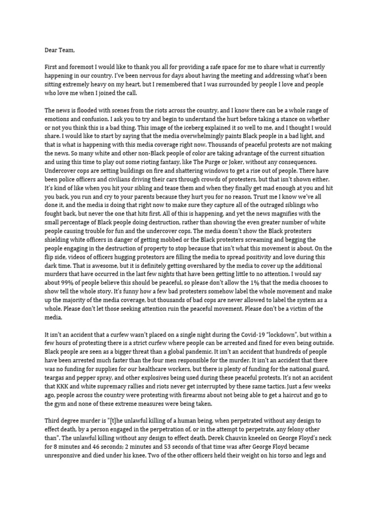 Dear Team, | PDF