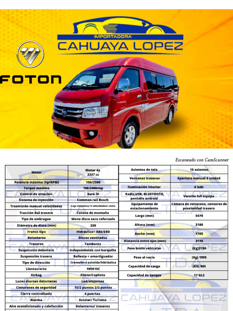 Fotón C2 BUFALO | PDF