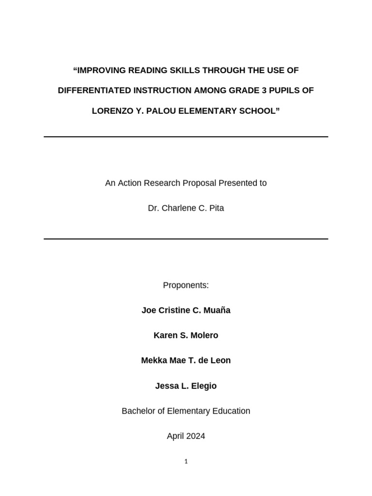 Action Research Lypes | PDF