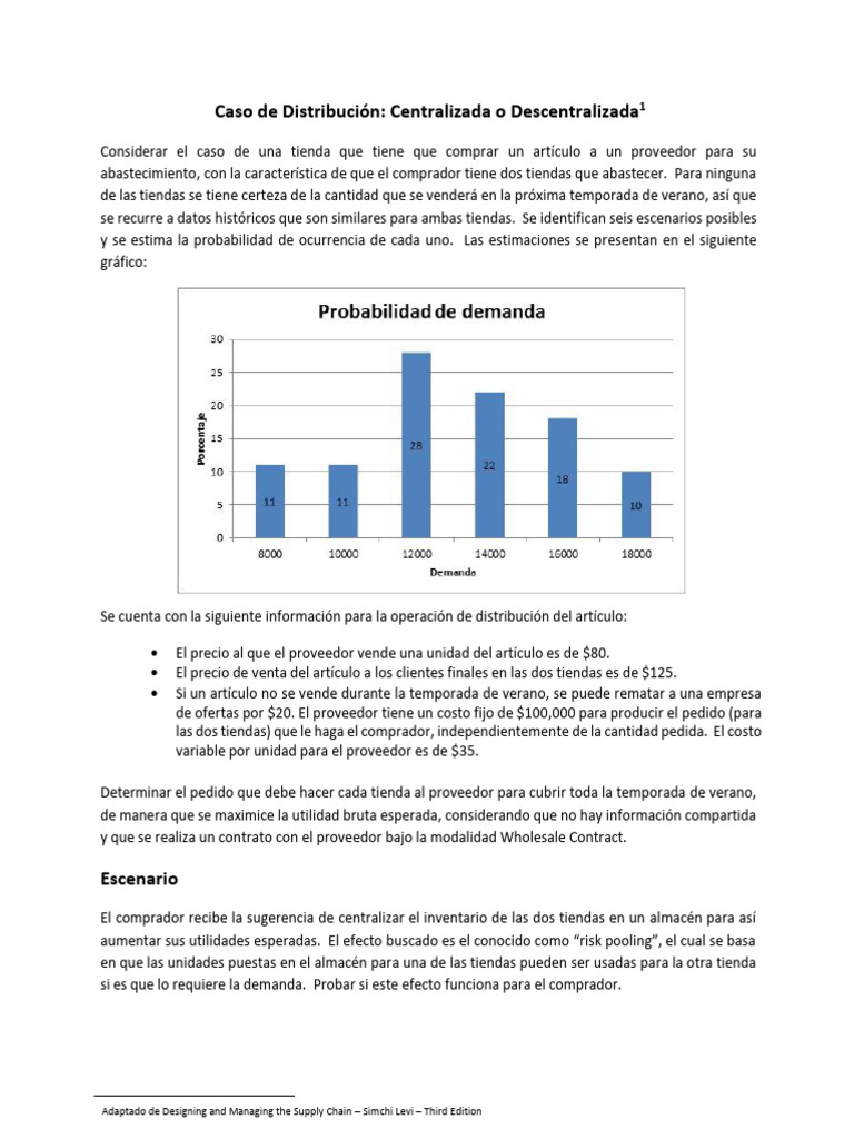 3 - Caso de Distribución - MiniMax | PDF