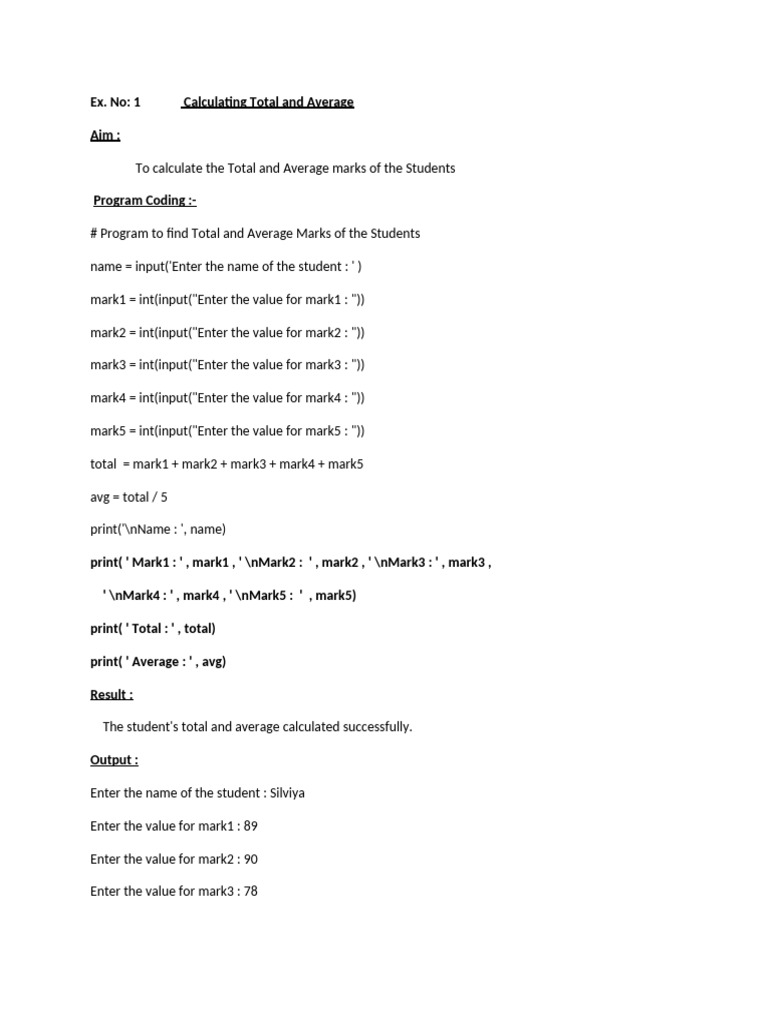 Prac Prgs Record 1 10 | PDF