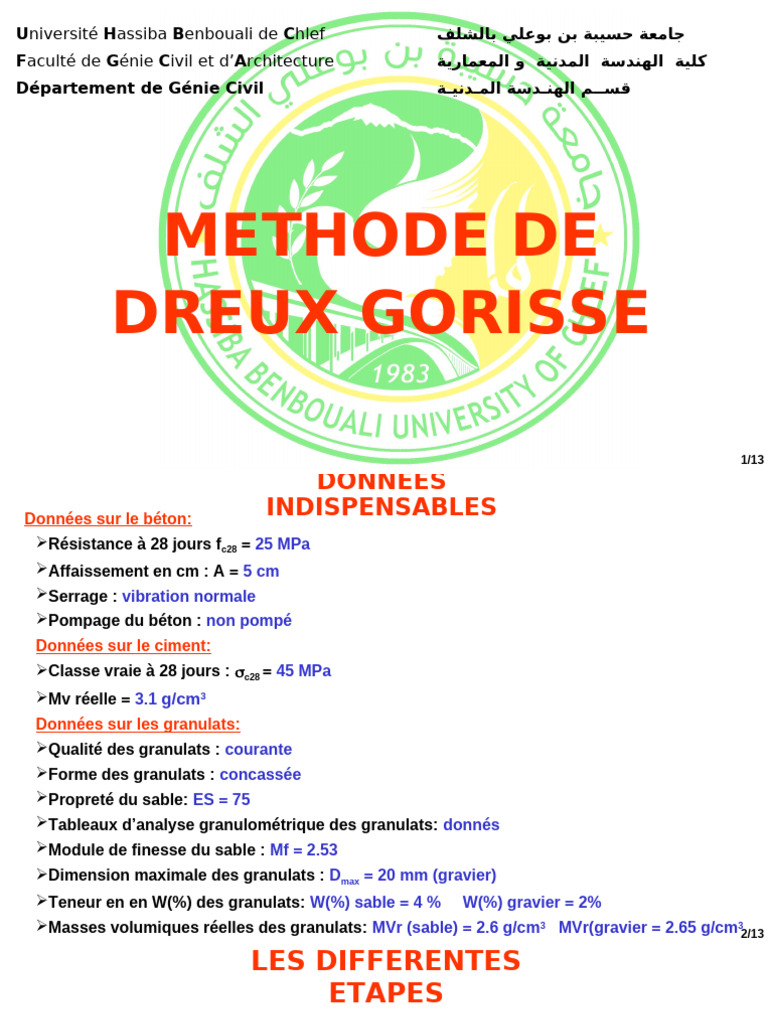 4 Chap 4 METHODE DE DREUX GORISSE | PDF | Béton | Matériau composite