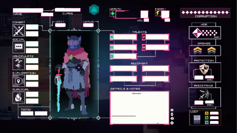 HLD CharacterSheet Interactive v2 | PDF