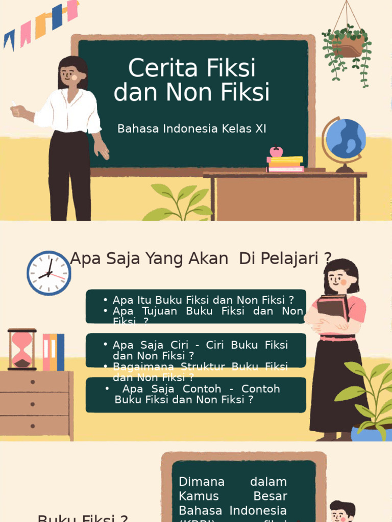 Cerita Fiksi Dan Non Fiksi | PDF