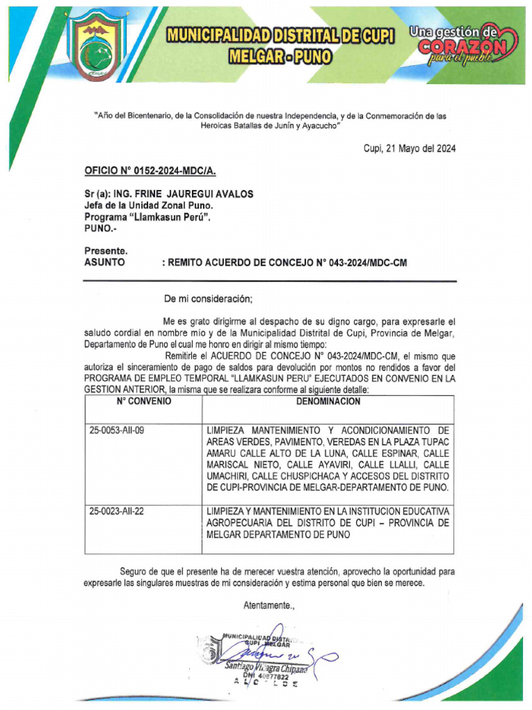 EJEMPLO ACUERDO DE CONSEJO | PDF EJEMPLO ACUERDO DE CONSEJO | PDF