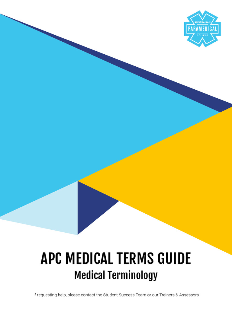 Medical Terms Guide | PDF