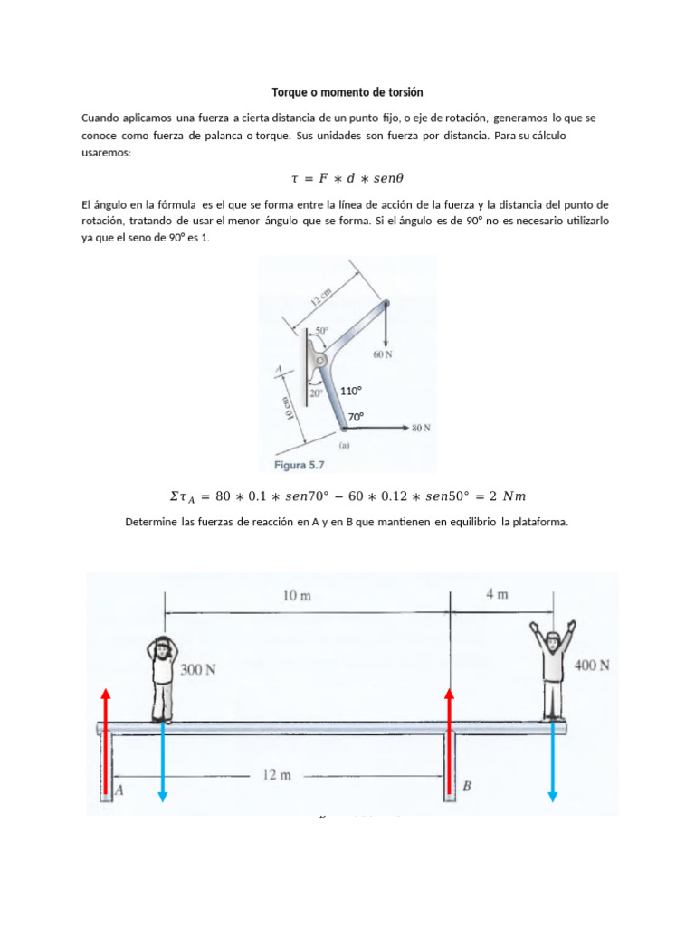 Torque o Momento de Torsión F4CyDB4 | PDF | Métodos y materiales de ...