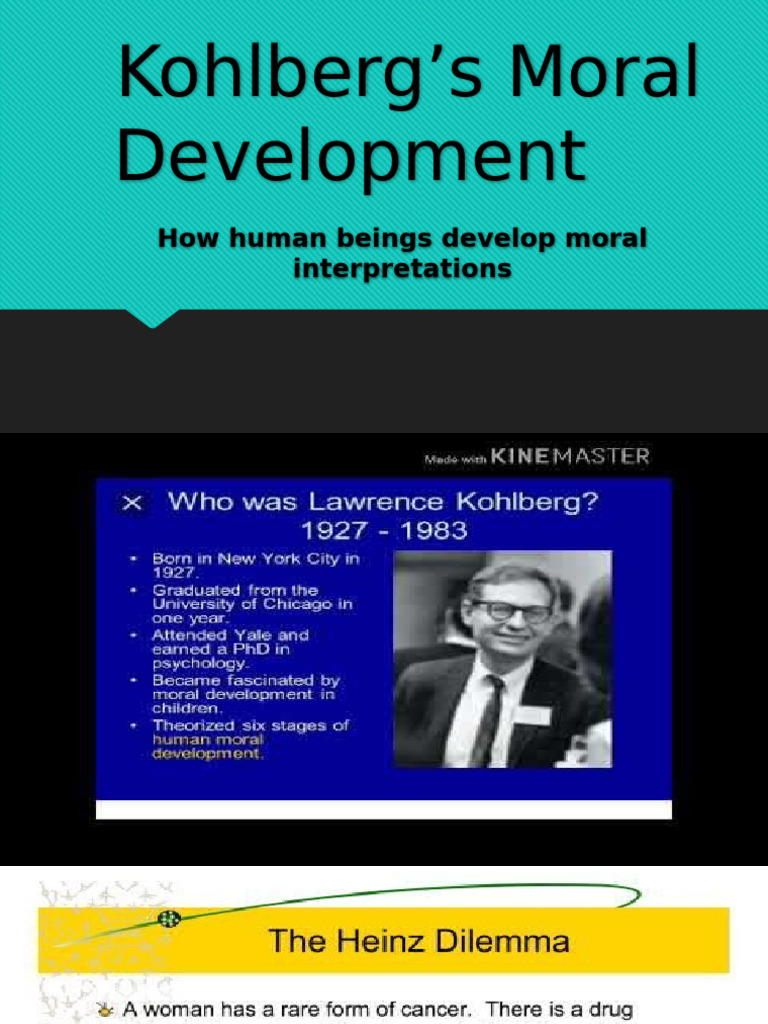 KOHLBERG'S MORAL Development | PDF