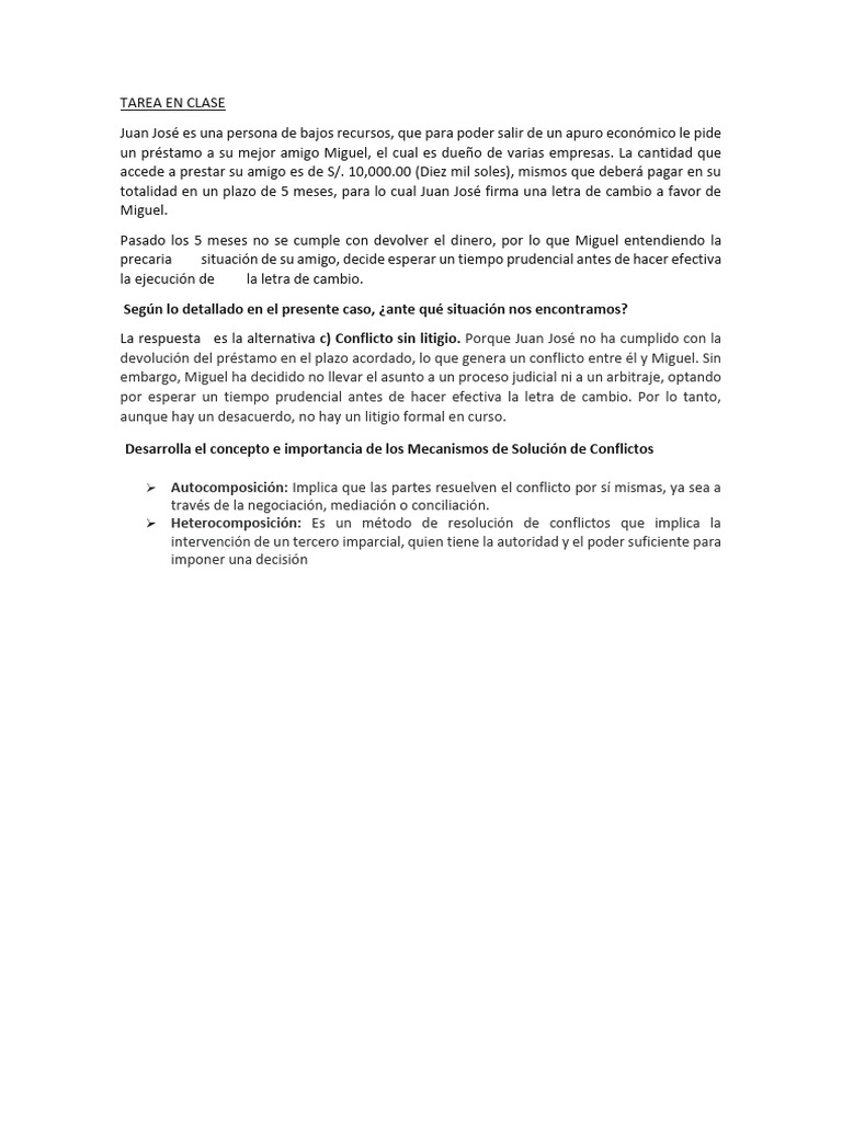 Tarea en Clase | PDF