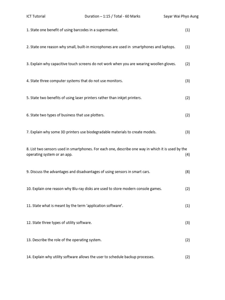 10 B1+B2 ICT Tutorial | PDF