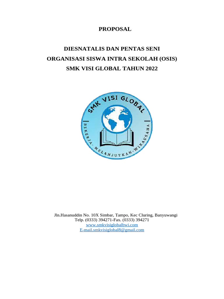 Proposal Pensi 2022 - Yayasan | PDF