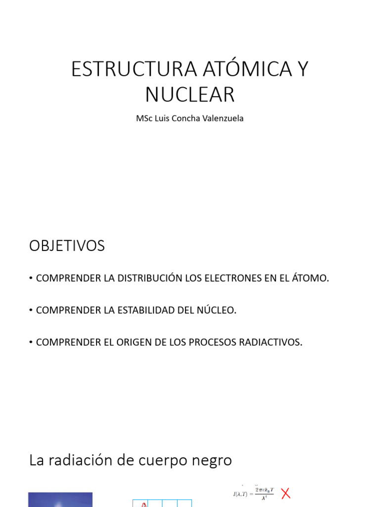 ESTRUCTURA ATÓMICA Y NUCLEAR | PDF