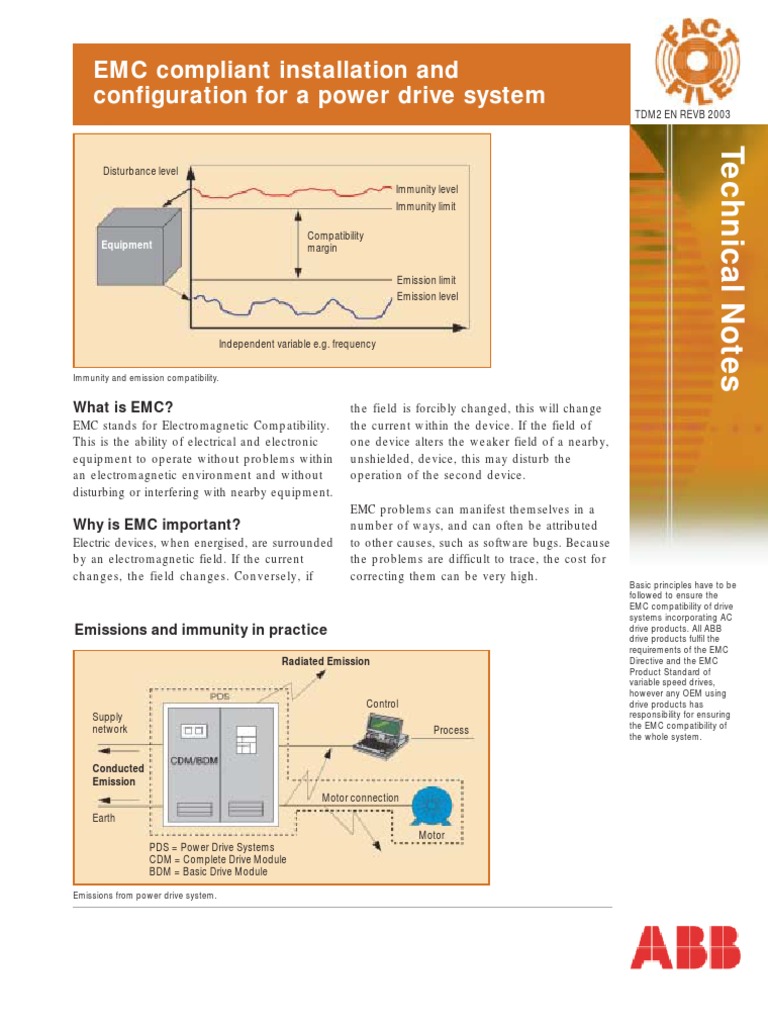 EMC Fact File | PDF | Electromagnetic Compatibility | Cable