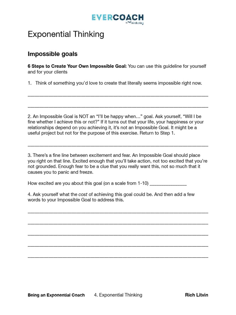 BXC_4._Exponential_Thinking_Workbook | PDF