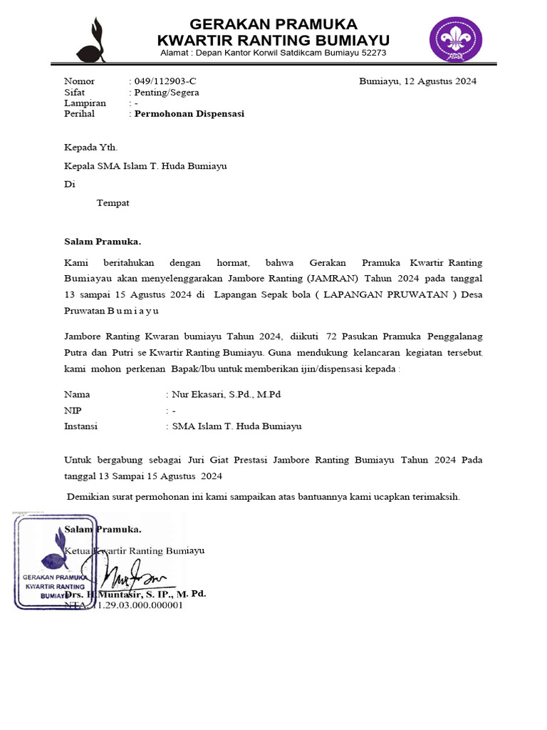 Dispen Kak Eka | PDF