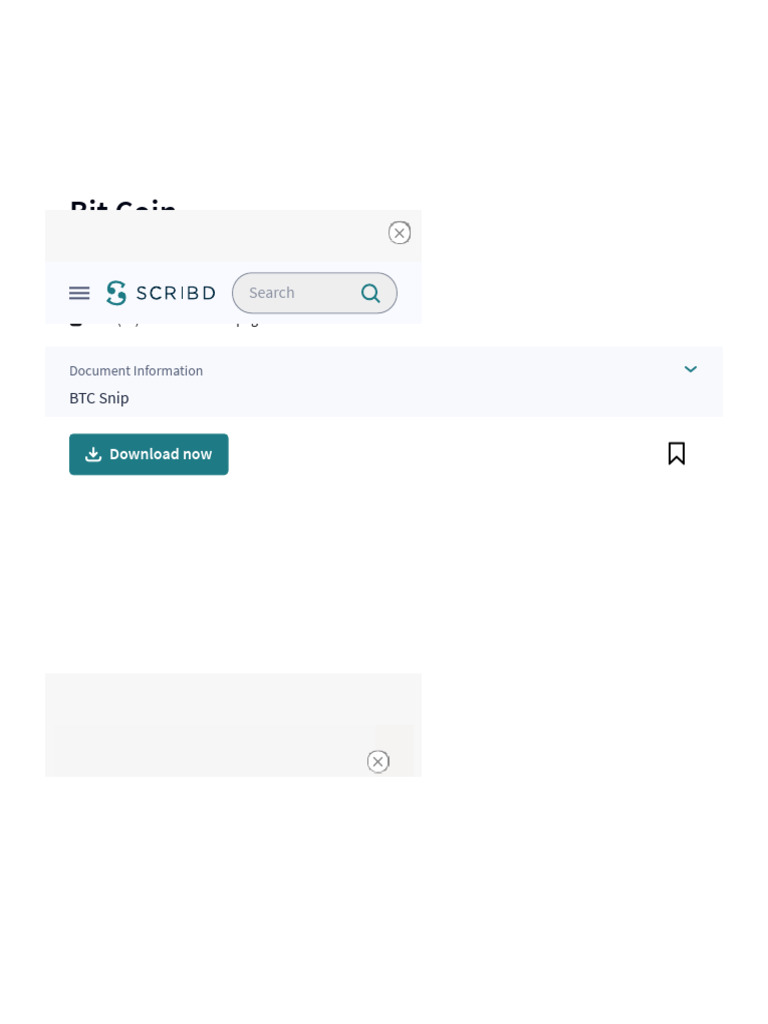Bit Coin - PDF - Cryptocurrency - Bitcoin | PDF | Scribd | World Wide Web