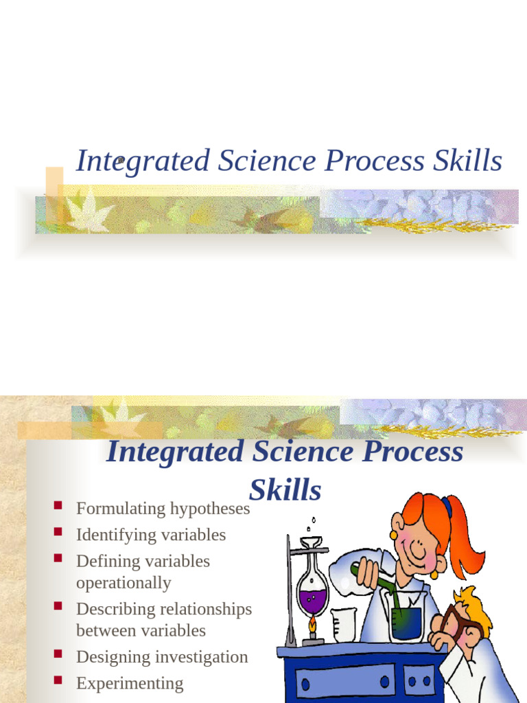 Integrated Science Process Skills | PDF