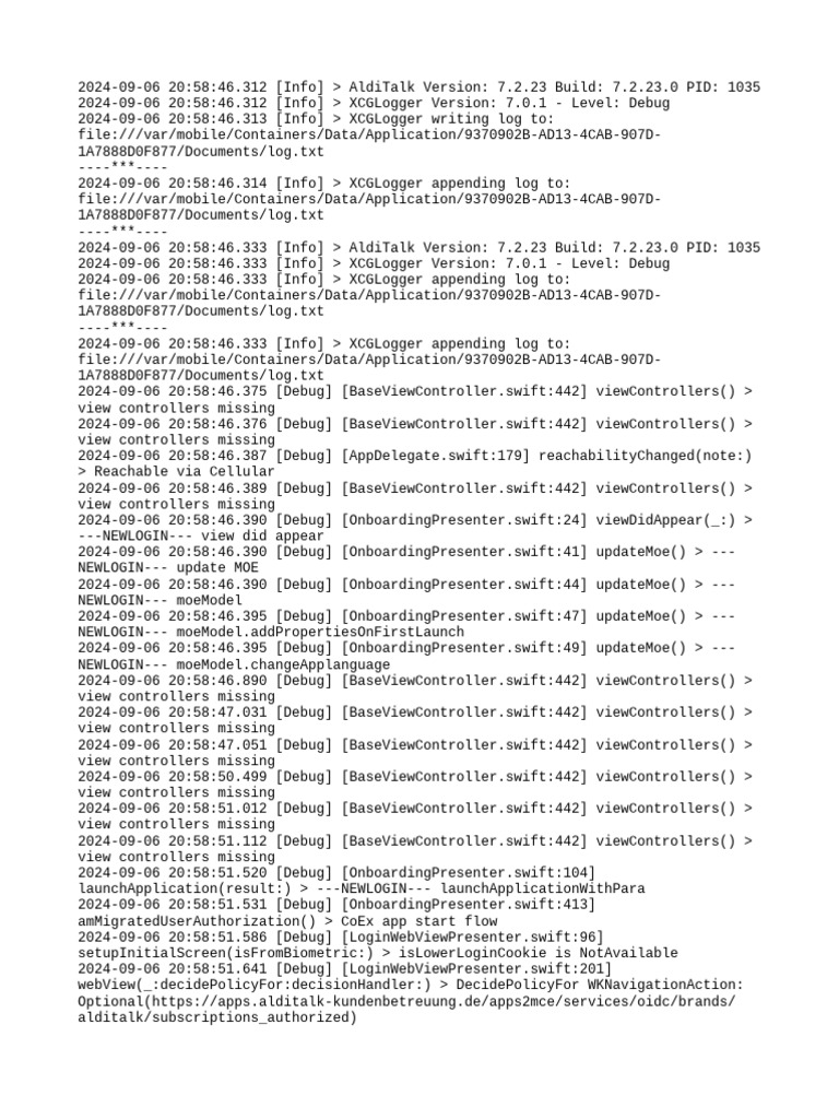 Log | PDF
