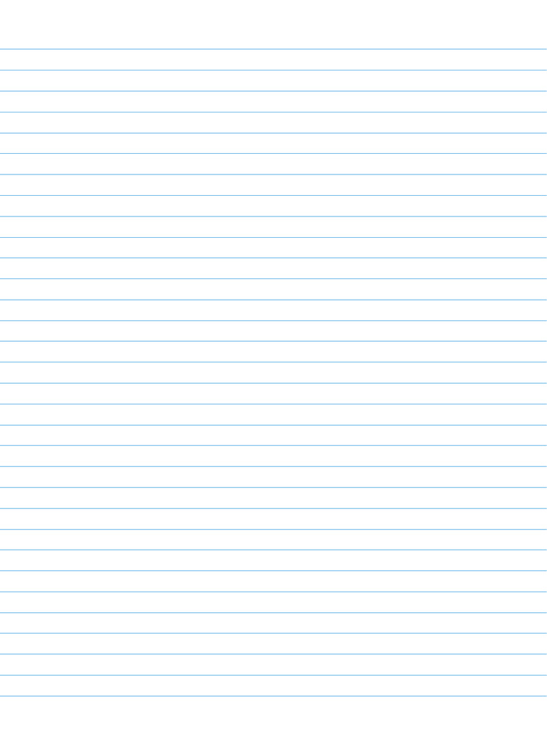 Line Paper A4 8.5 MM (Without Border Line) | PDF