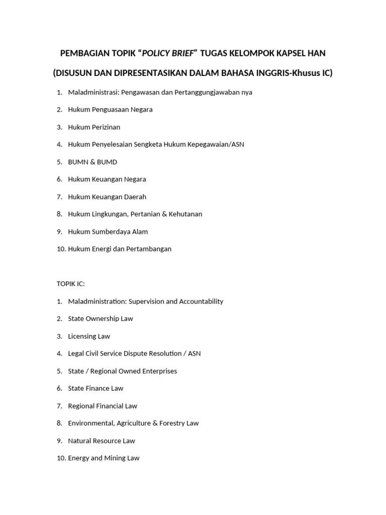 @contoh Format Tugas Kelompok Kapsel Han | PDF