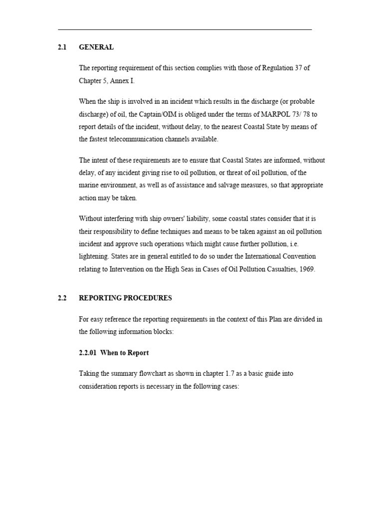Shipboard Oil Pollution Emergency Plan2 | PDF | Ships